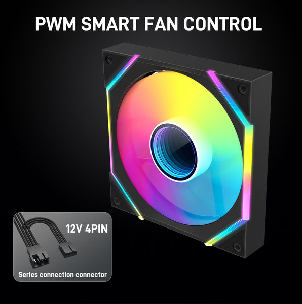 DARKROCK F140 140mm Infinity Mirror Design Case Fan – darkflashus