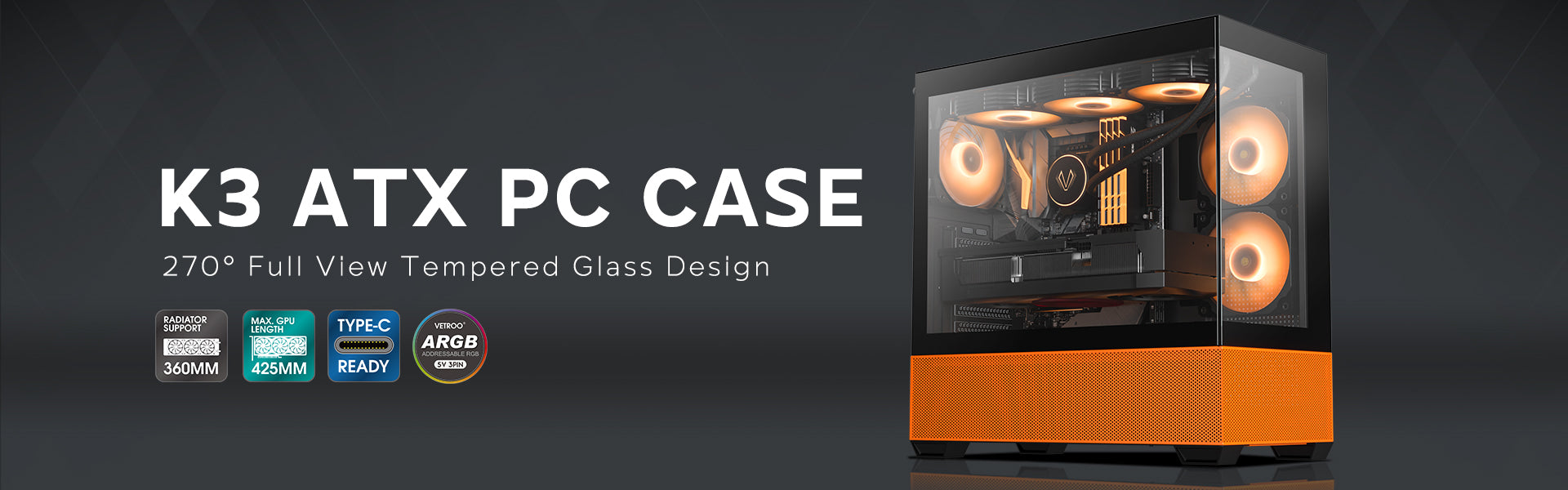 Gaming PC Case, CPU Cooler, Case Fan, PC Accessory – darkflashus