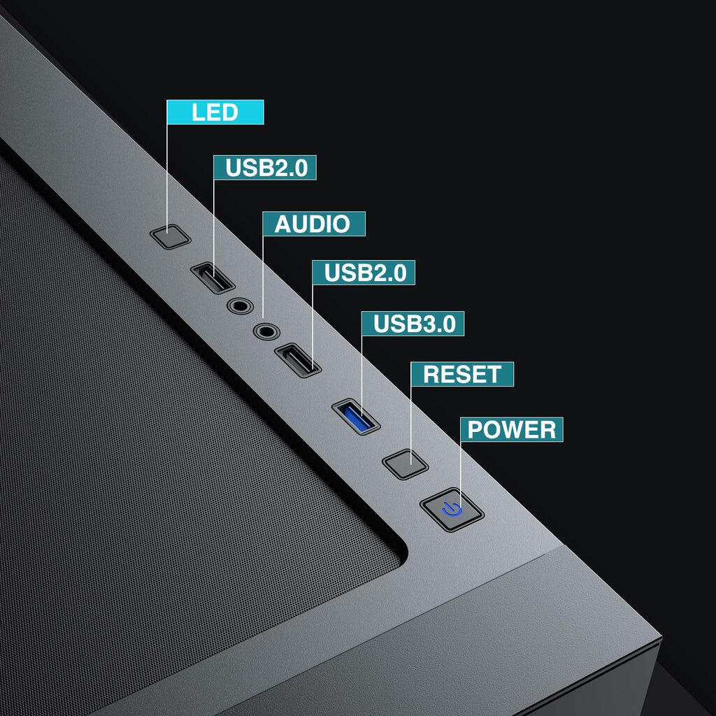 Caspian E-ATX Gaming PC Case – darkflashus