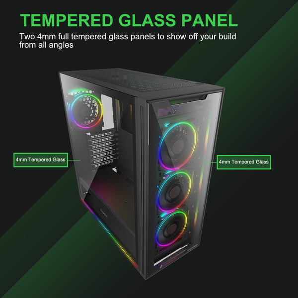 View E-ATX Gaming PC Case – darkflashus