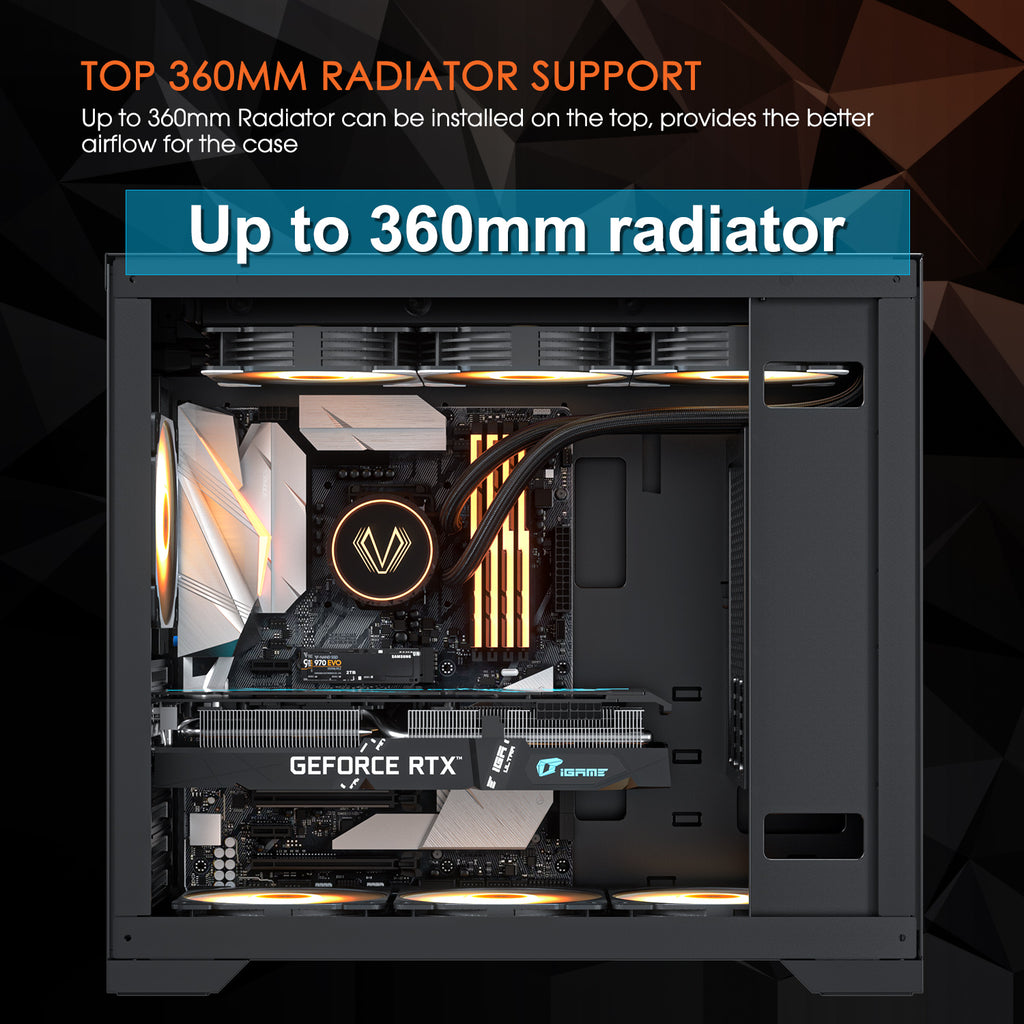 AL-MESH-7C Compact ATX PC Case – darkflashus