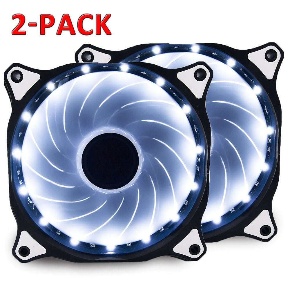 120mm LED Neon Computer PC Case Cooling Fan – darkflashus