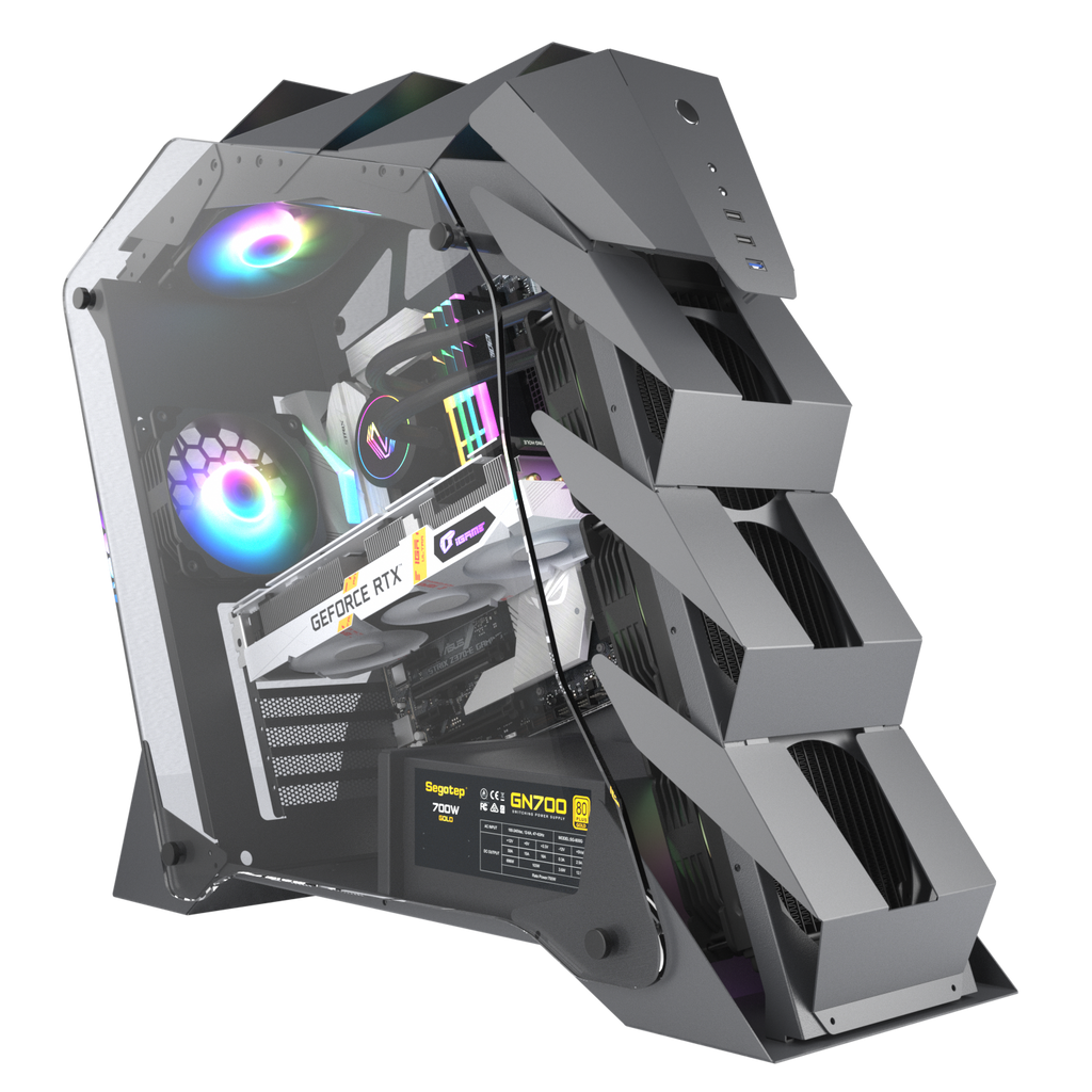 K1 ATX PC Gaming Case (Fans are not Included) – darkflashus